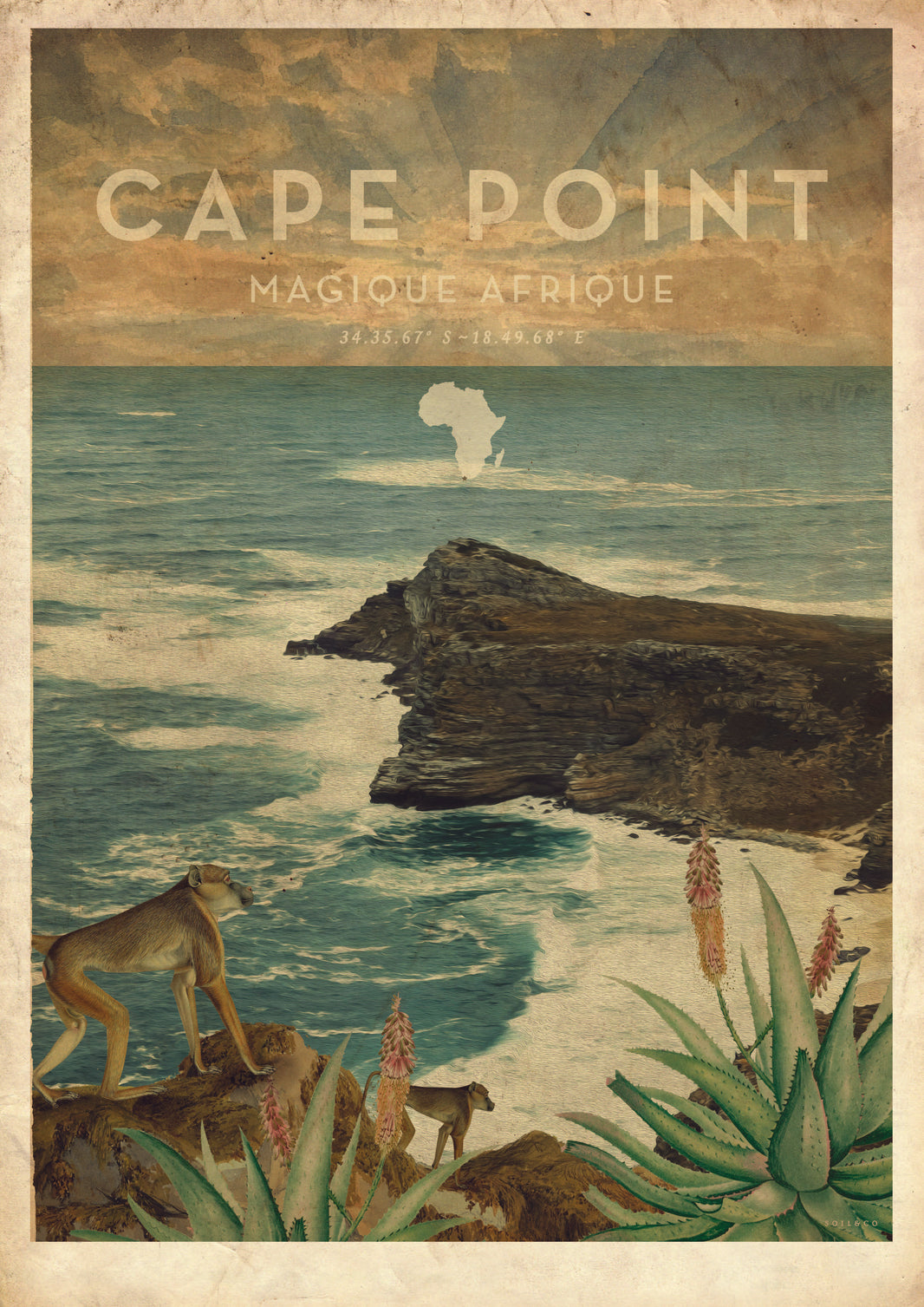 SOILPRINTS | Magique Afrique | Vintage African Travel Posters – soilprints
