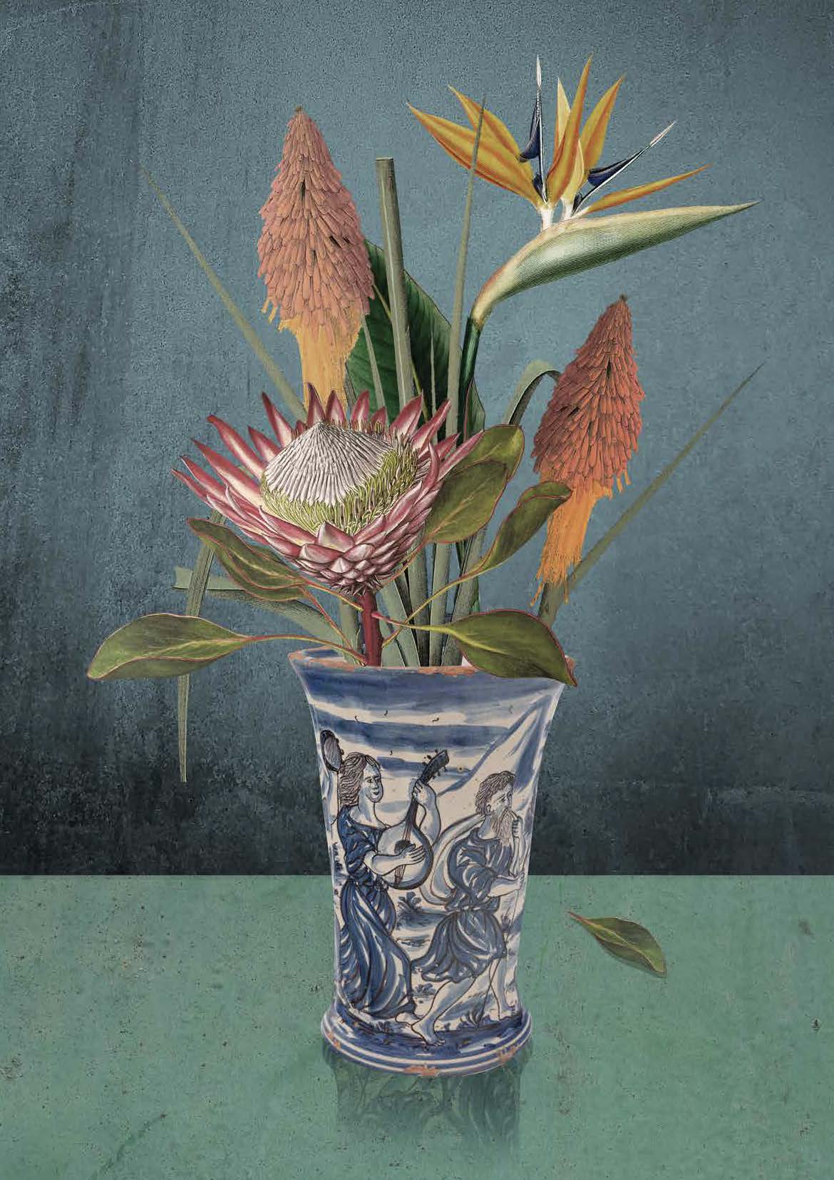 Soil Prints: Protea Still Life (Blue) – soilprints